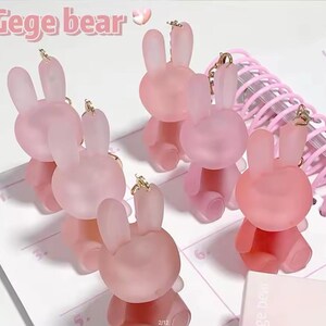 Bear Rabbit Aesthetic Lip Glaze, Matte Velvet Lip Clay Long-lasting ...