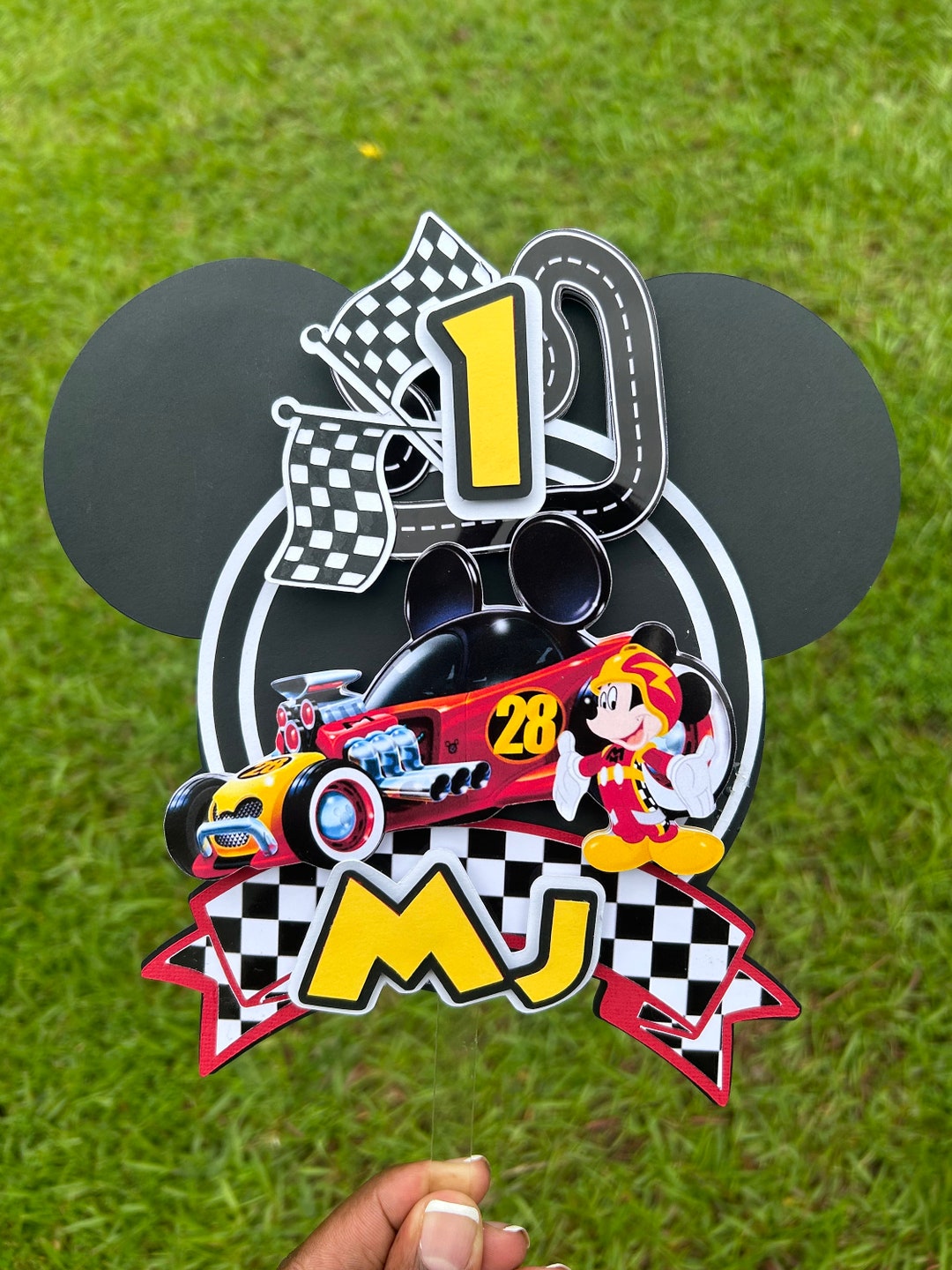 Mickey and the Roadster Racers Cake Topper - Etsy