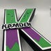 Hulk Themed 3D Letters - Etsy