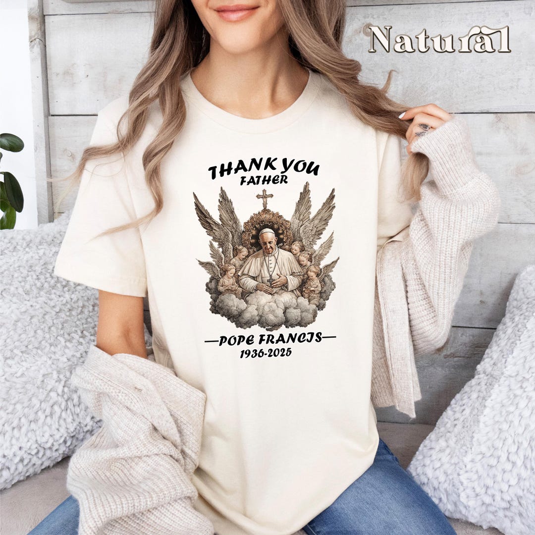 RIP Pope Francis Shirt, Papa Francis 1936-2025, Memorial Pope Francis ...