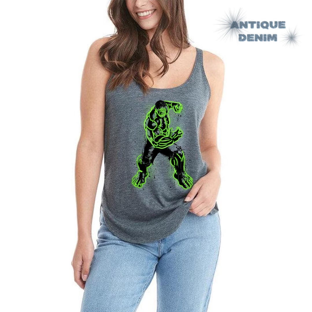 The Hulk 1960s Tank Top, Marvel Tank Top, Marvel Comic Tank Top ...