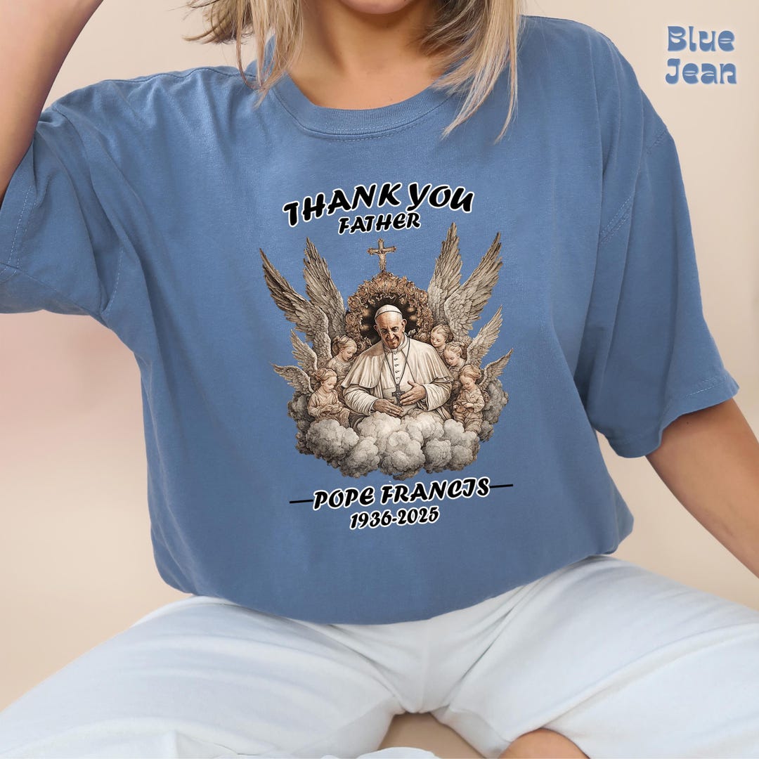 RIP Pope Francis Shirt, Papa Francis 1936-2025, Memorial Pope Francis ...