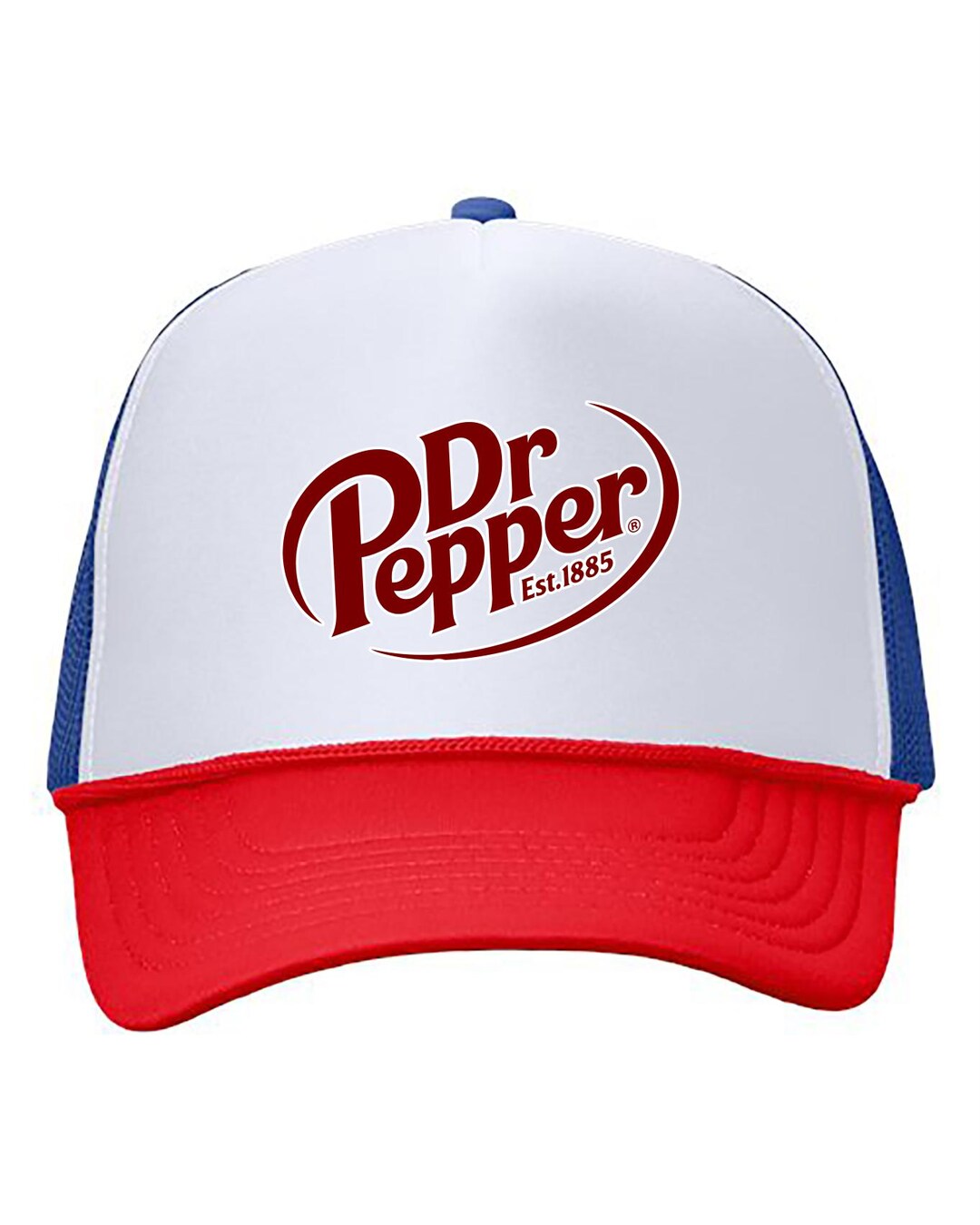 Dr. Pepper Est. 1885 Foam Mesh-back Trucker Cap, Cute Dr. Pepper Cap ...