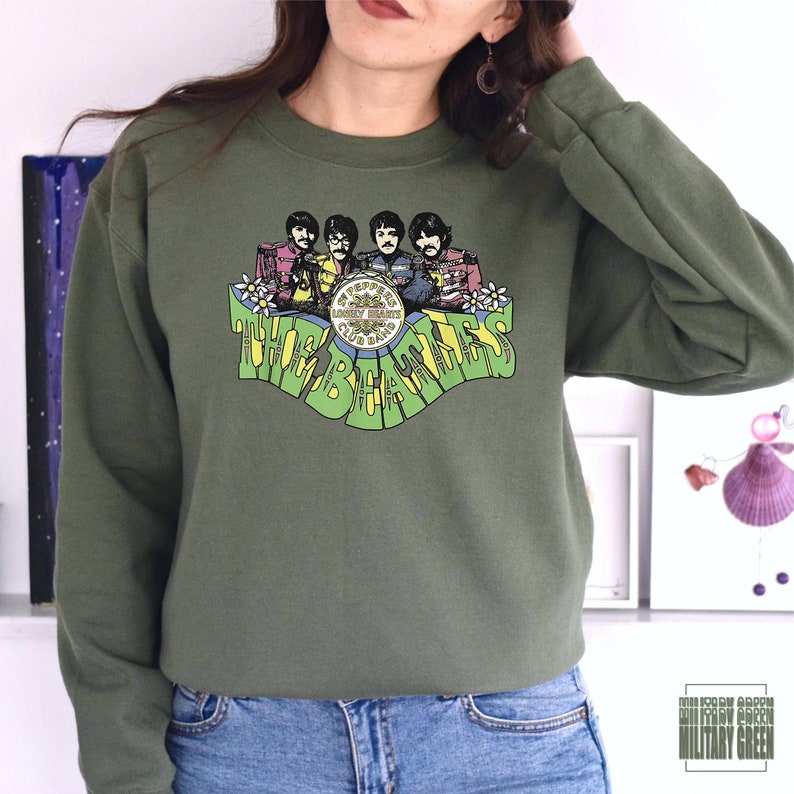 The Beatles Sweatshirt, the Beatles 70s Sweater, Beatles Gifts, Rock ...