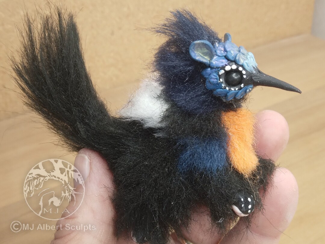 Poseable Mini Hummingbird Gryphon Griffon Hatchling Art Doll Hatchling ...