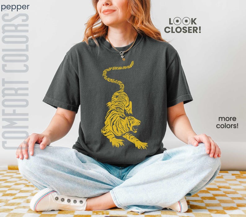 Anti Maga Tiger Tee, Fierce Tattoo Inspired FDT Subtle Resistance Shirt ...