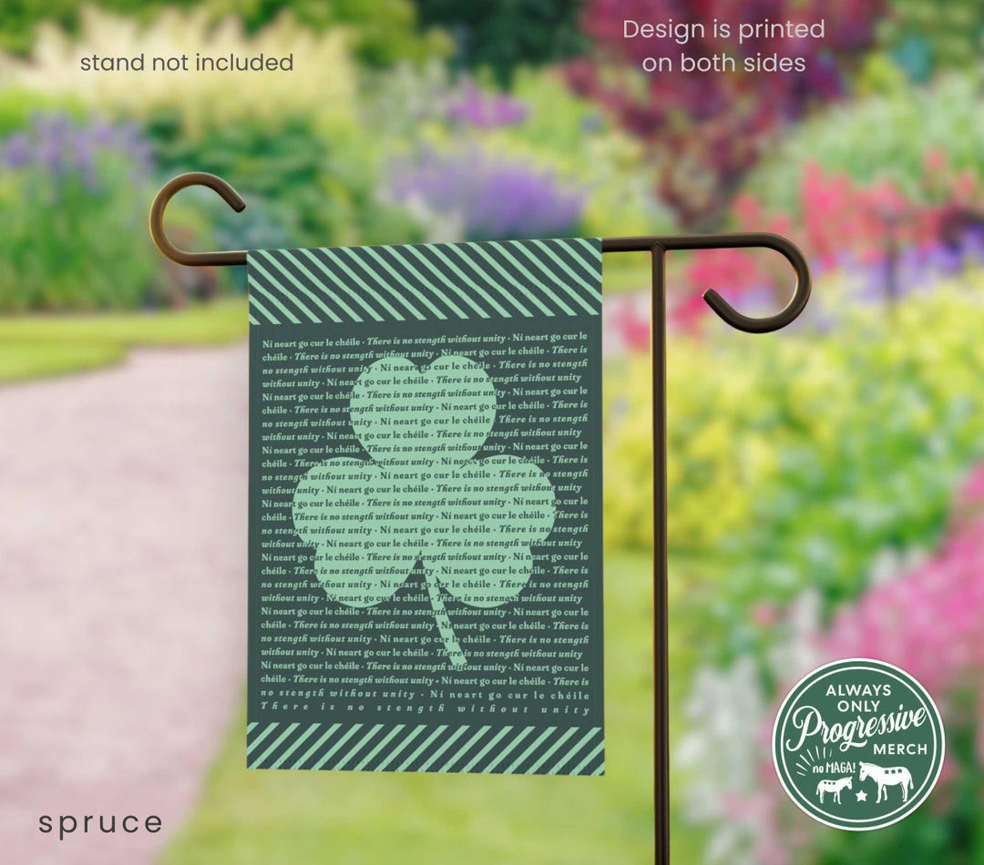 There is No Strength Without Unity Garden Pennant, St Patricks Day Soft ...