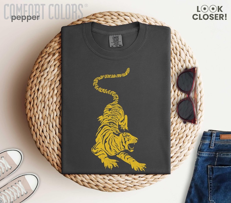 Anti Maga Tiger Tee, Fierce Tattoo Inspired FDT Subtle Resistance Shirt ...