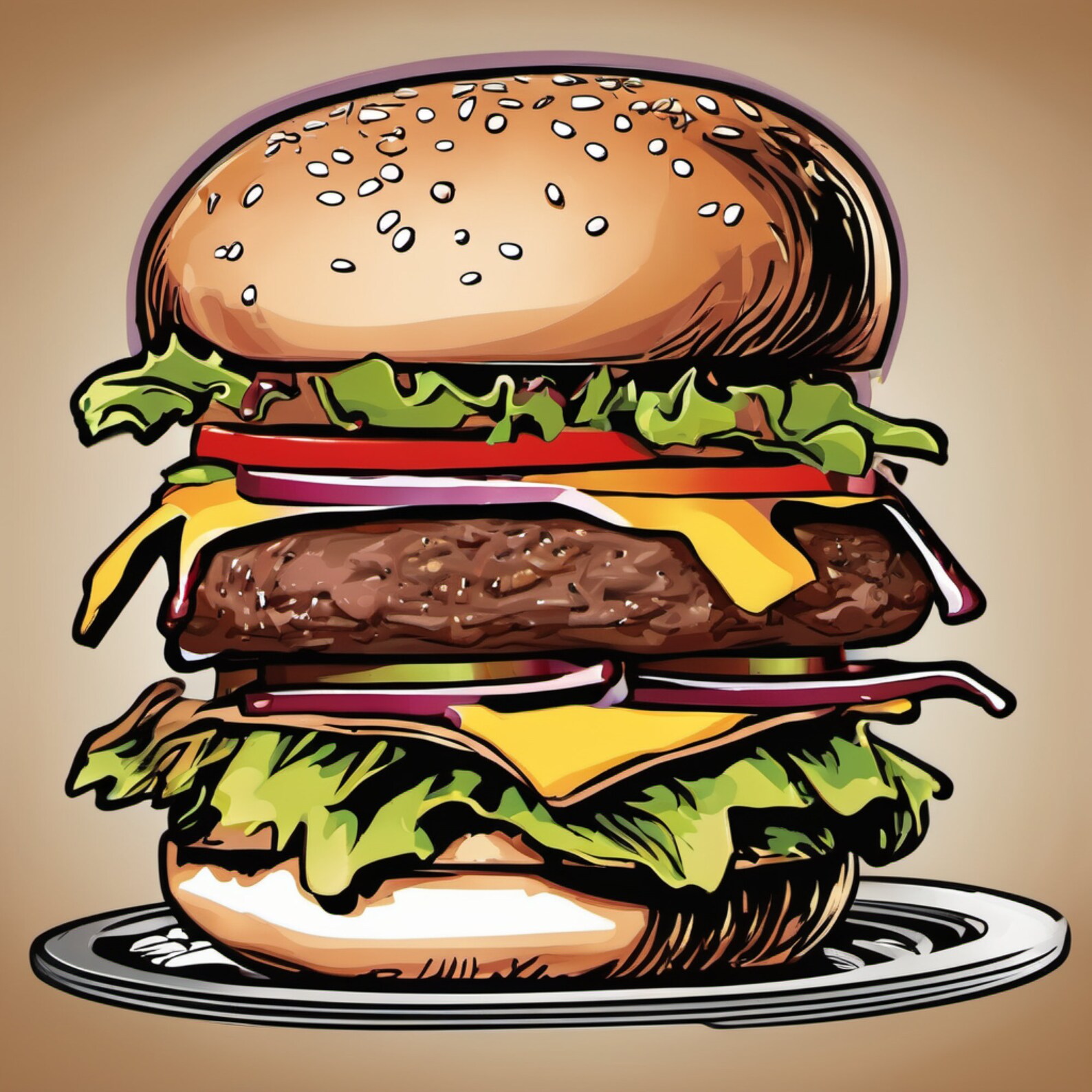 Hamburger Gourmet Burger Traditional Burger Burgers With Cheese and ...