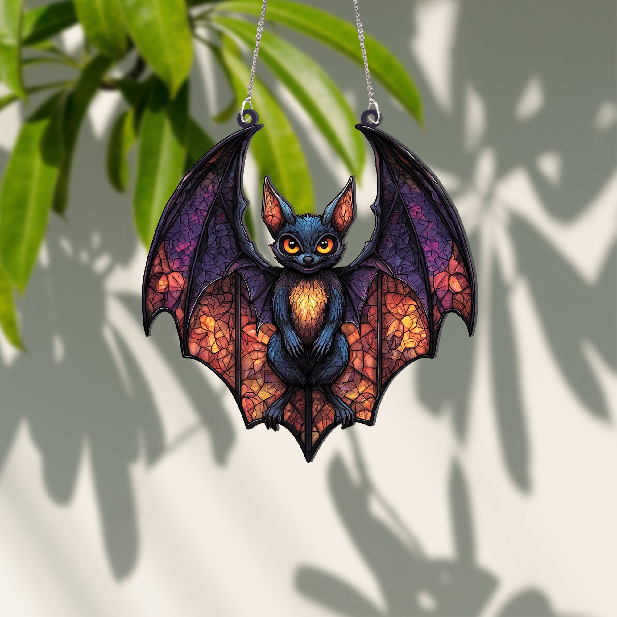 Acrylic Bat Window Hanging: Spooky Halloween Decor - Etsy