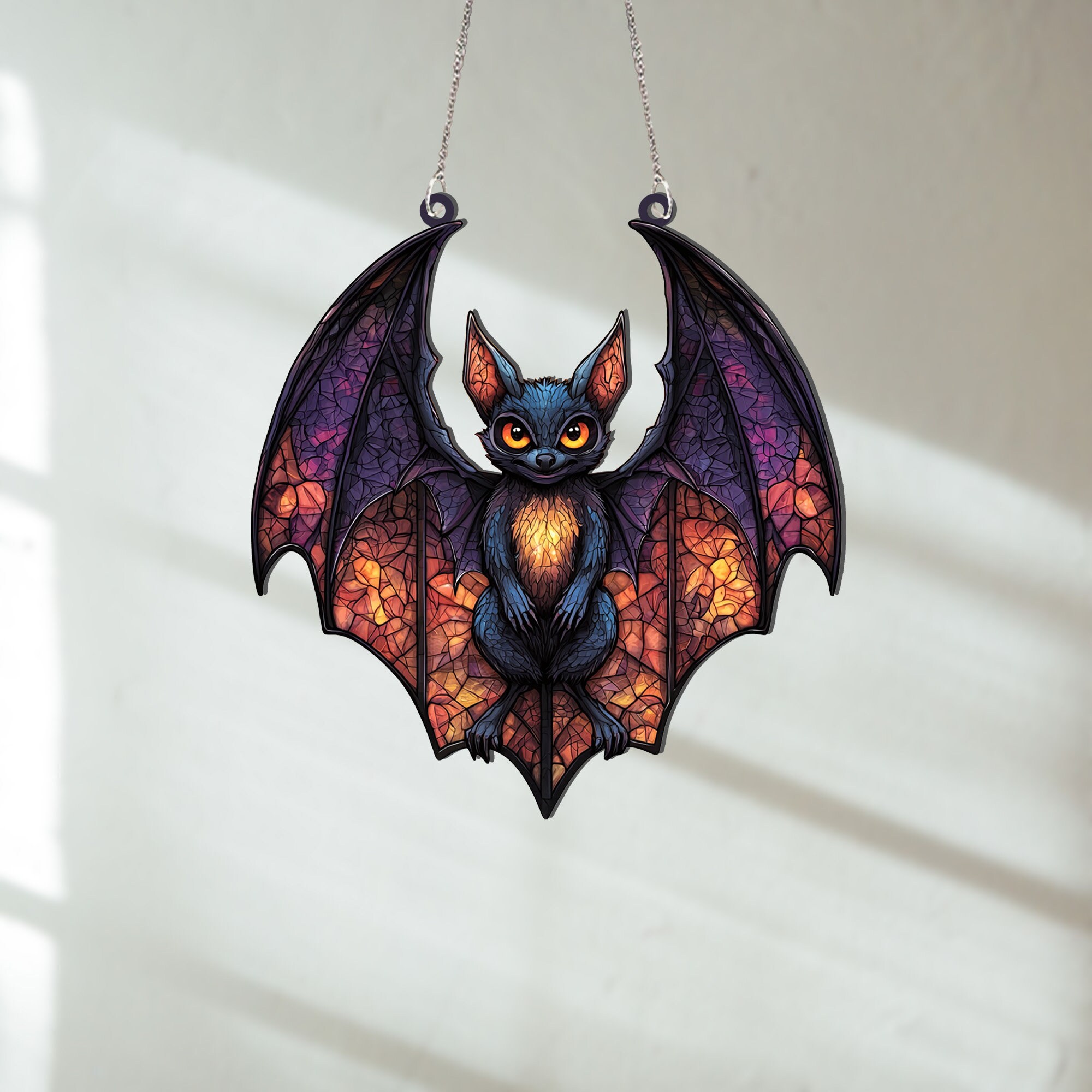 Acrylic Bat Window Hanging: Spooky Halloween Decor - Etsy