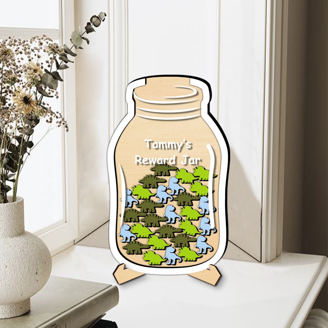 Custom Reward Jar, Magnetic Classroom Large Reward Jar for Kids ...