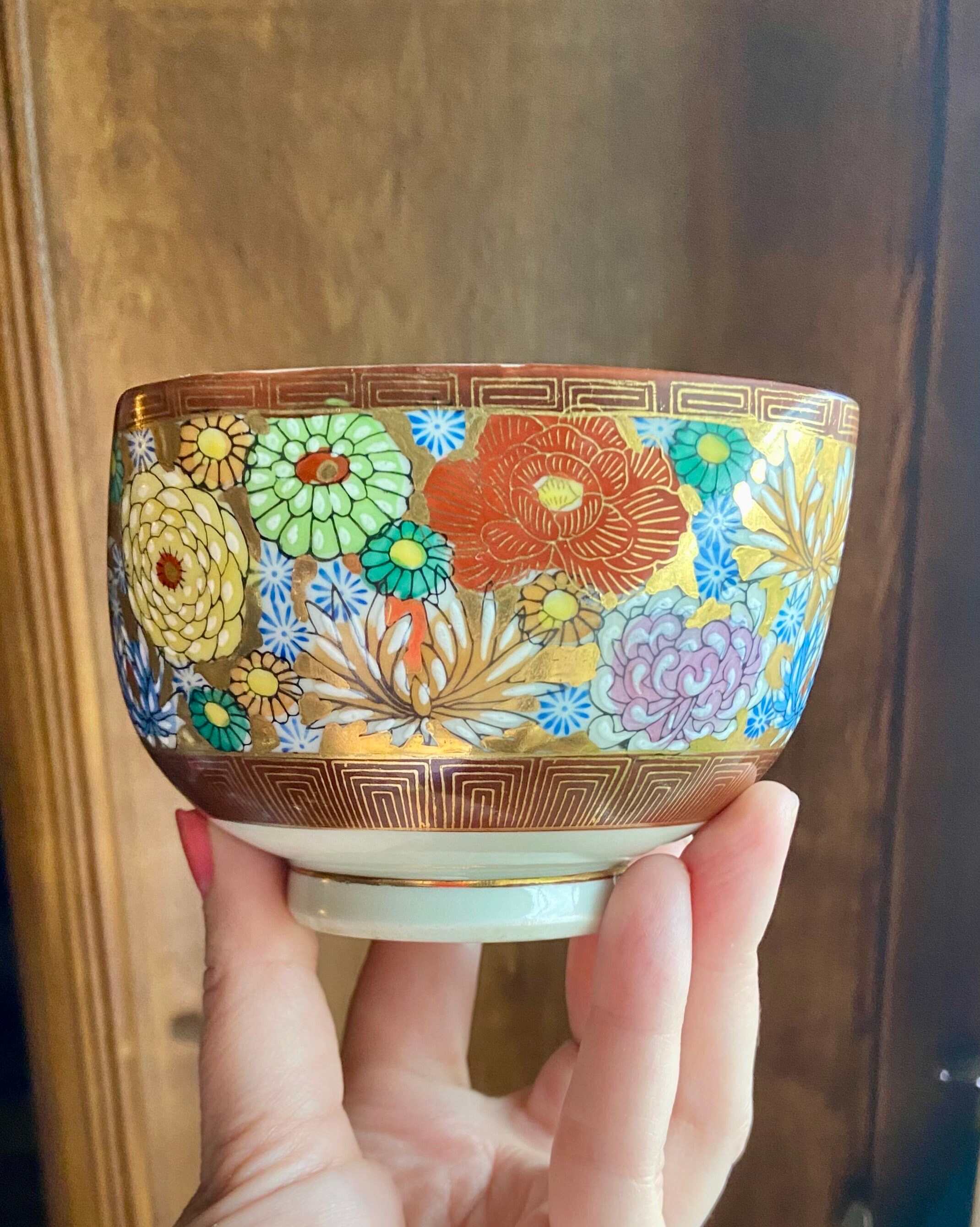 Kutani Yaki Yamazaki Square Soup Rice Bowl - Etsy