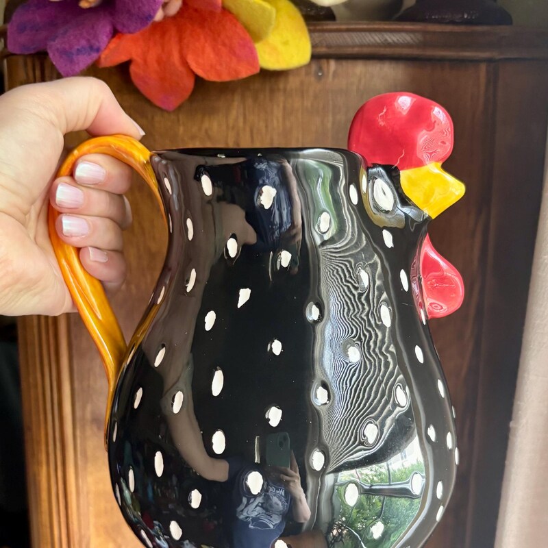 Rooster Pitcher - Etsy