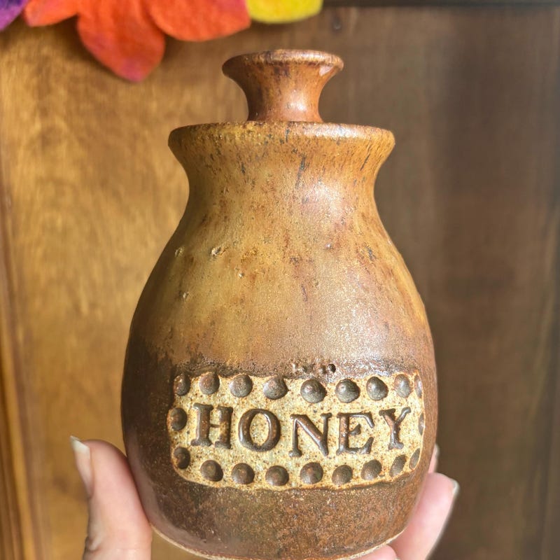 Vintage Honey Pot - Etsy
