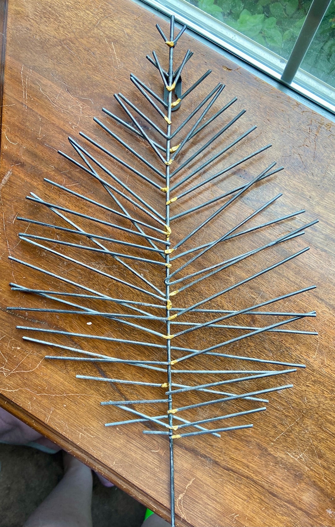 18-inch Tall Two-tone Metal Leaf/tree Wall Hanging - Etsy