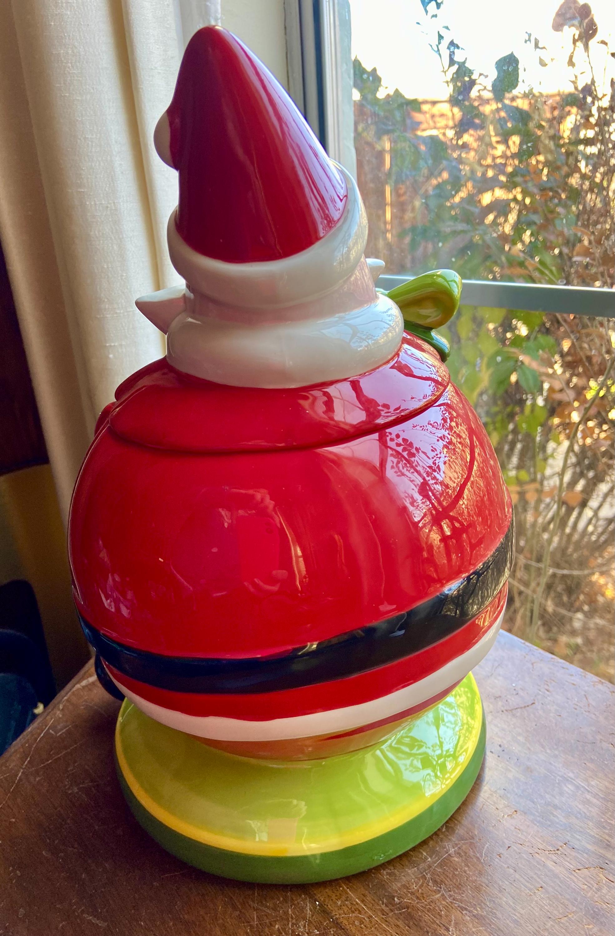 Vintage, Unique, Angular Santa Cookie Jar (small Chip on Back) - Etsy