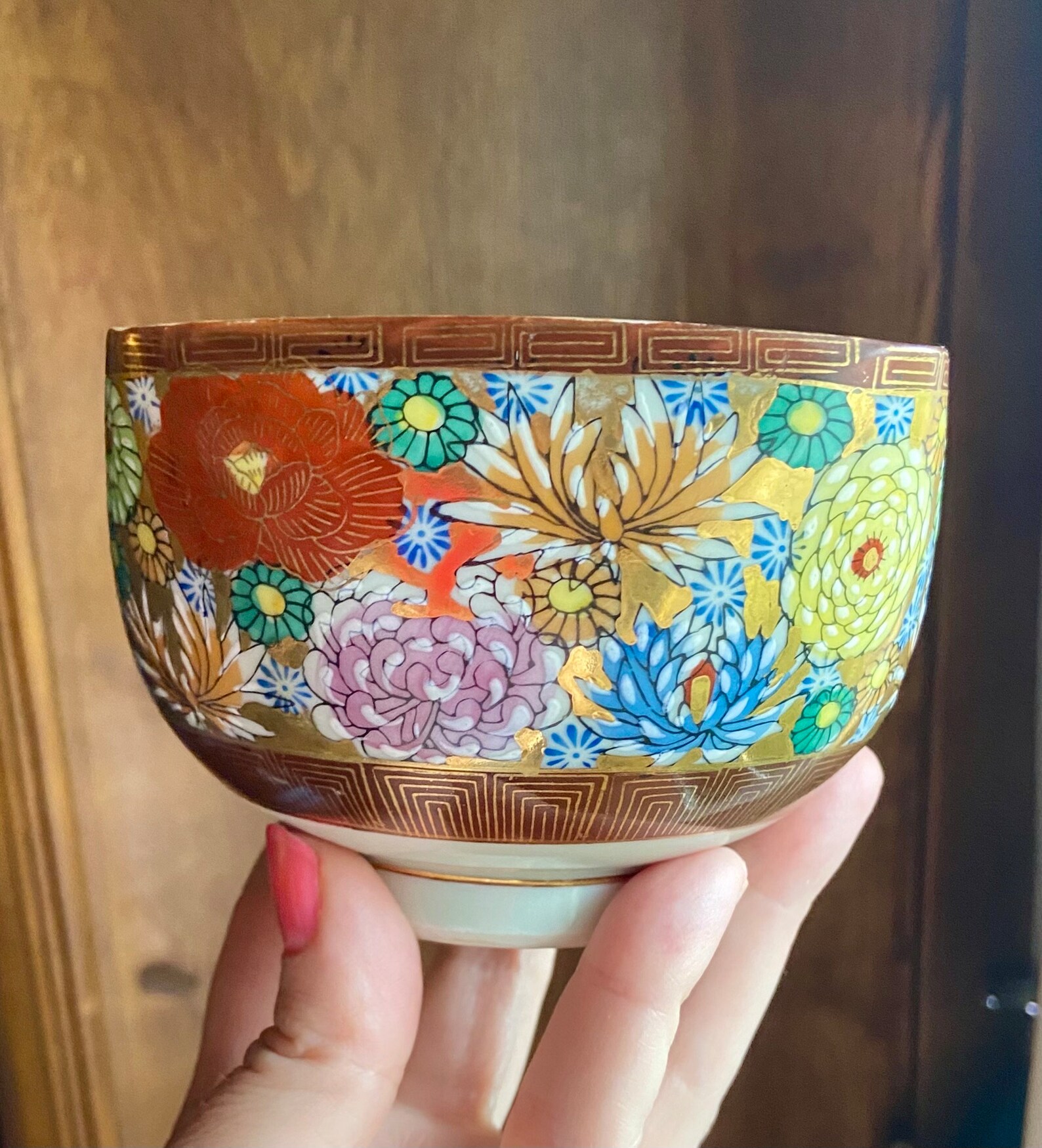 Kutani Yaki Yamazaki Square Soup Rice Bowl - Etsy