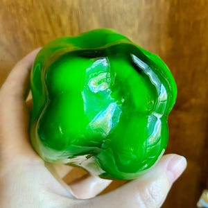 Murano-style Blown-glass Green Pepper - Etsy