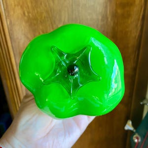 Murano-style Blown-glass Green Pepper - Etsy