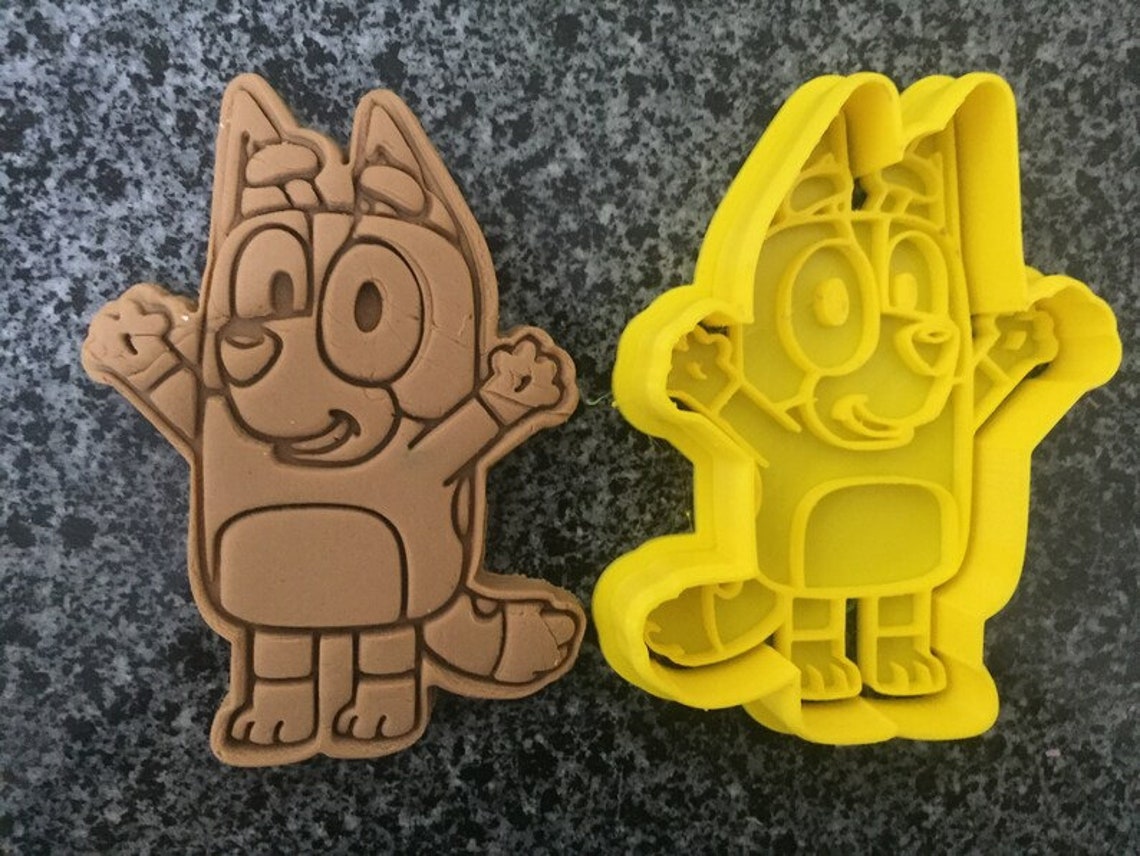 8x Bluey and Bingo Cookie Biscuit Stamp and Cutter Set - Etsy