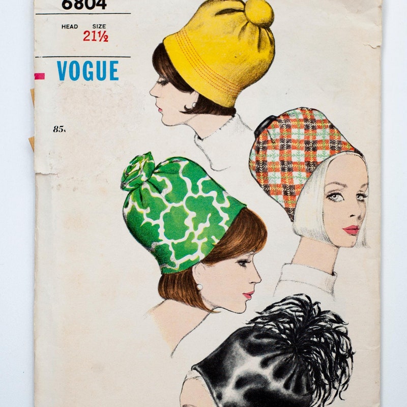 Vogue Hat Pattern - Etsy
