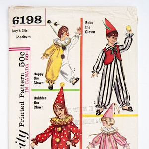 Simplicity Costume Sewing Pattern 6198, Child's Halloween Costume ...