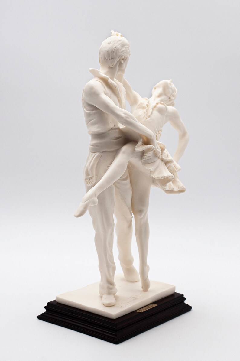 A. Santini Signed Ballroom Dancing Couple Figurine Statue, Collectible ...