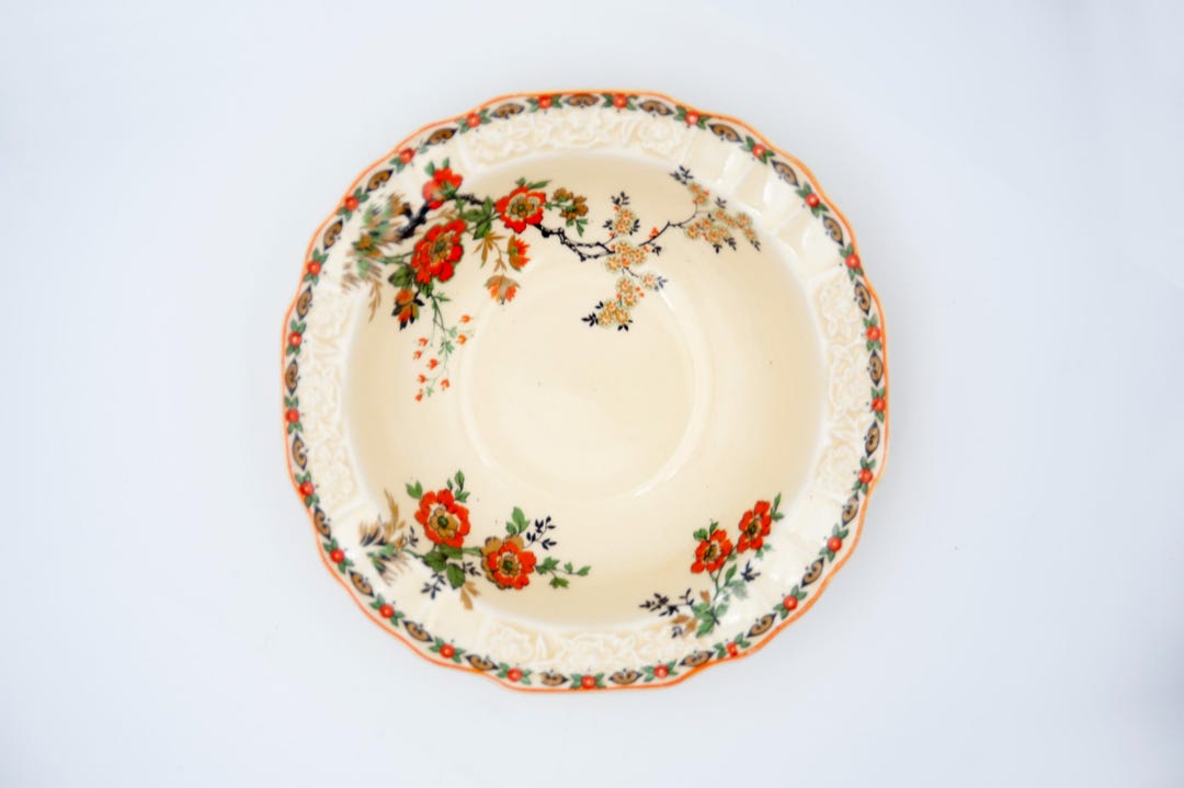 Vintage Set of 10 Myott Staffordshire Small Rimmed Fruit/desert Bowls ...