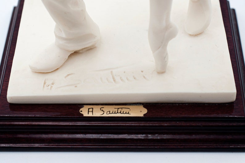 A. Santini Signed Ballroom Dancing Couple Figurine Statue, Collectible ...