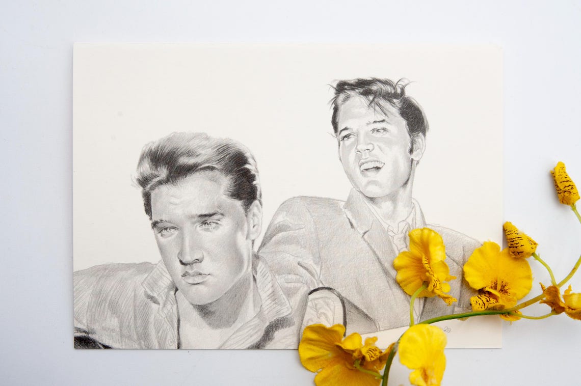 5 Vintage Elvis Presley Postcards and Envelopes, Moments in Time, the ...