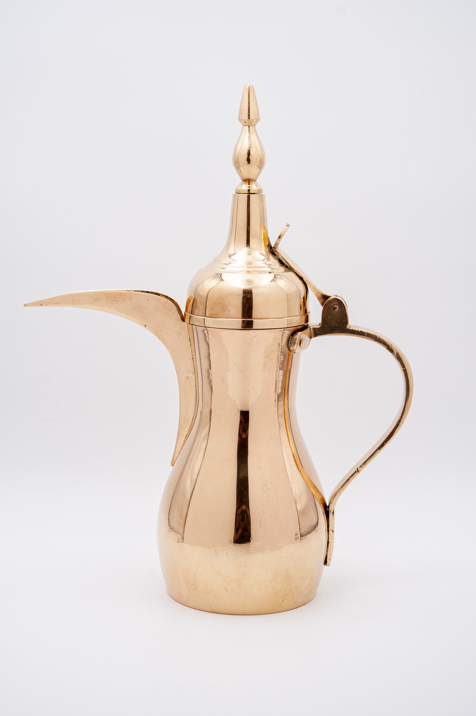 Antique Middle Eastern Moorish Dallh Arabic Brass Coffee / Tea Pot ...