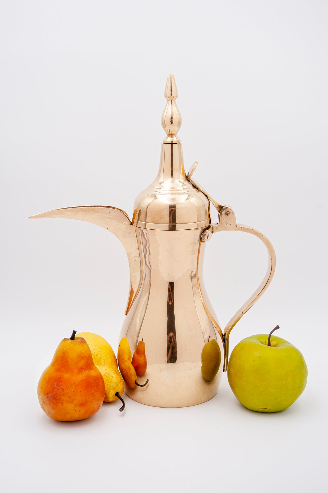 Antique Middle Eastern Moorish Dallh Arabic Brass Coffee / Tea Pot ...