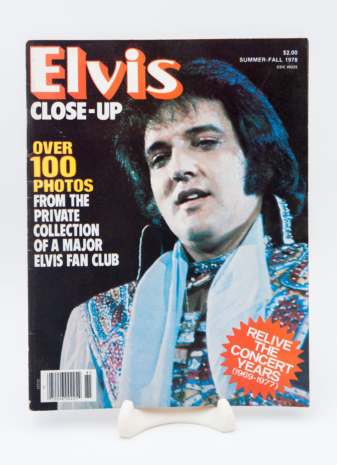 Vintage Magazine the Elvis Close-up, Over 100 Photos Private Collection ...
