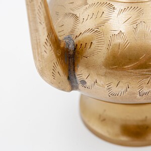 Vintage Solid Brass Teapot, Genie Lamp Pitcher, Made in India, Size 13. ...