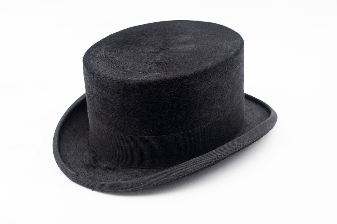 Antique Cylinder Top Hat, Grand Prix, Klobuki Pajk, Size 7, Made in ...