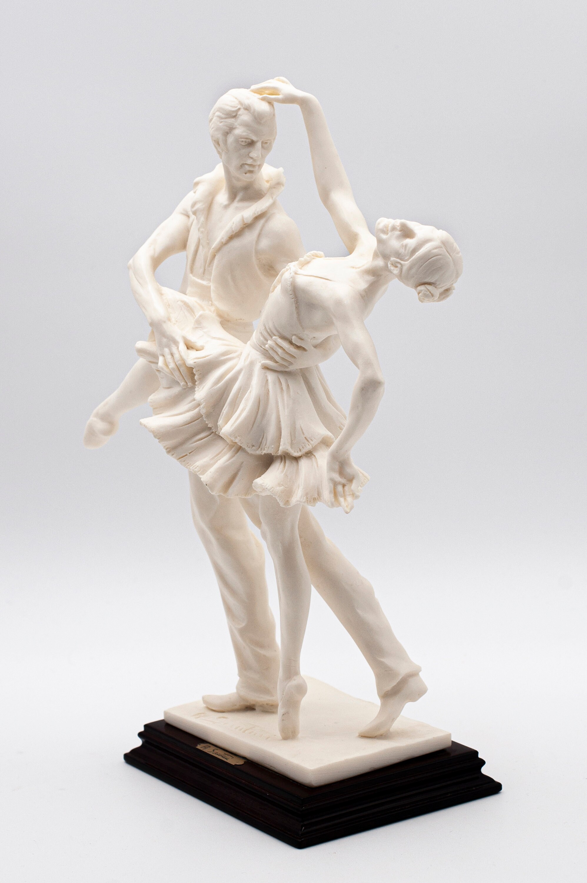 A. Santini Signed Ballroom Dancing Couple Figurine Statue, Collectible ...