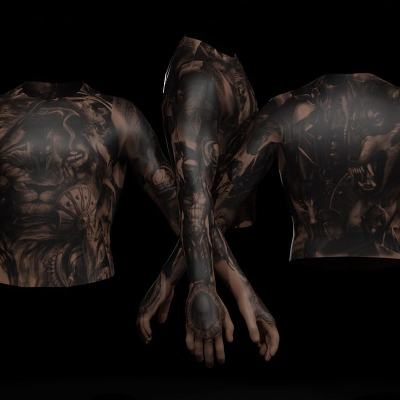 Fivem Tattoos Full Body - Etsy