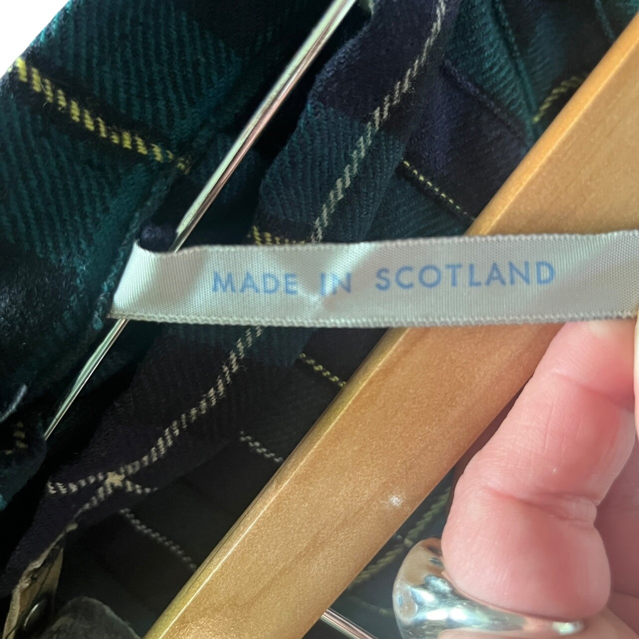 Vintage 60s Laird Portch of Scotland Green Tartan Plaid Wool Skirt Kilt ...