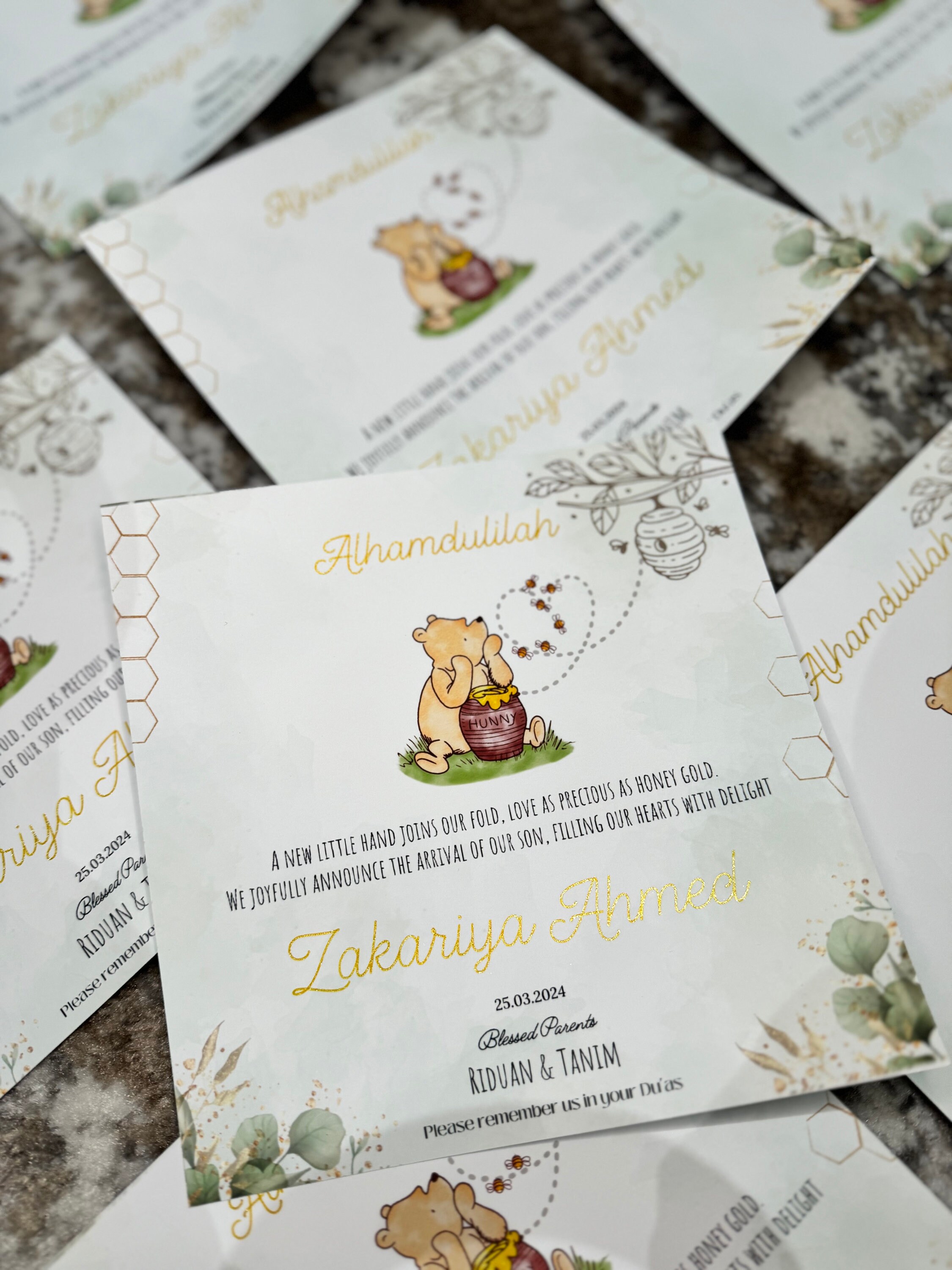 Custom Baby Name Announcement Sticker for Mithai Box Personalised Sweet ...