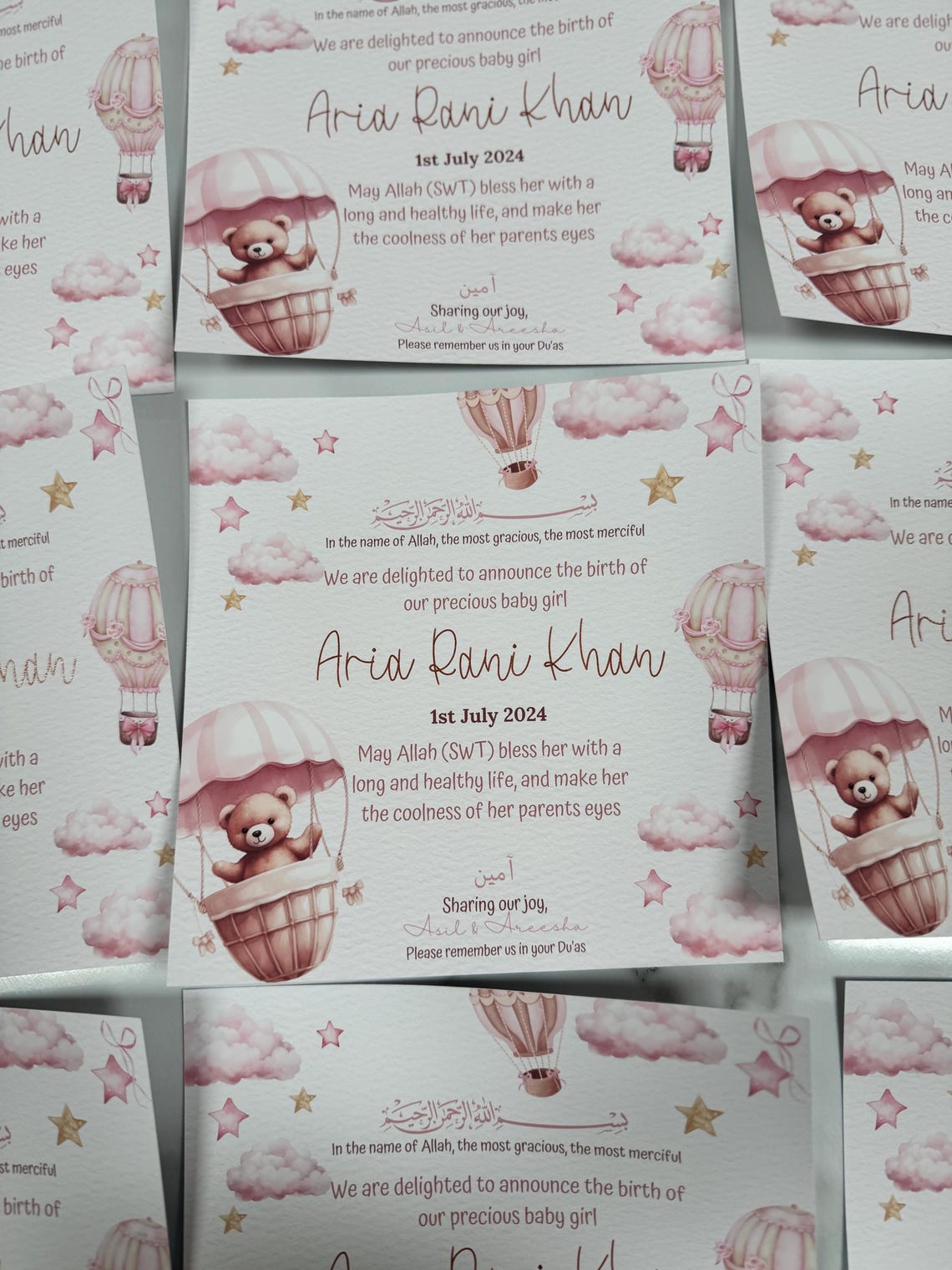 Custom Baby Name Announcement Sticker for Mithai Box Personalised Sweet ...