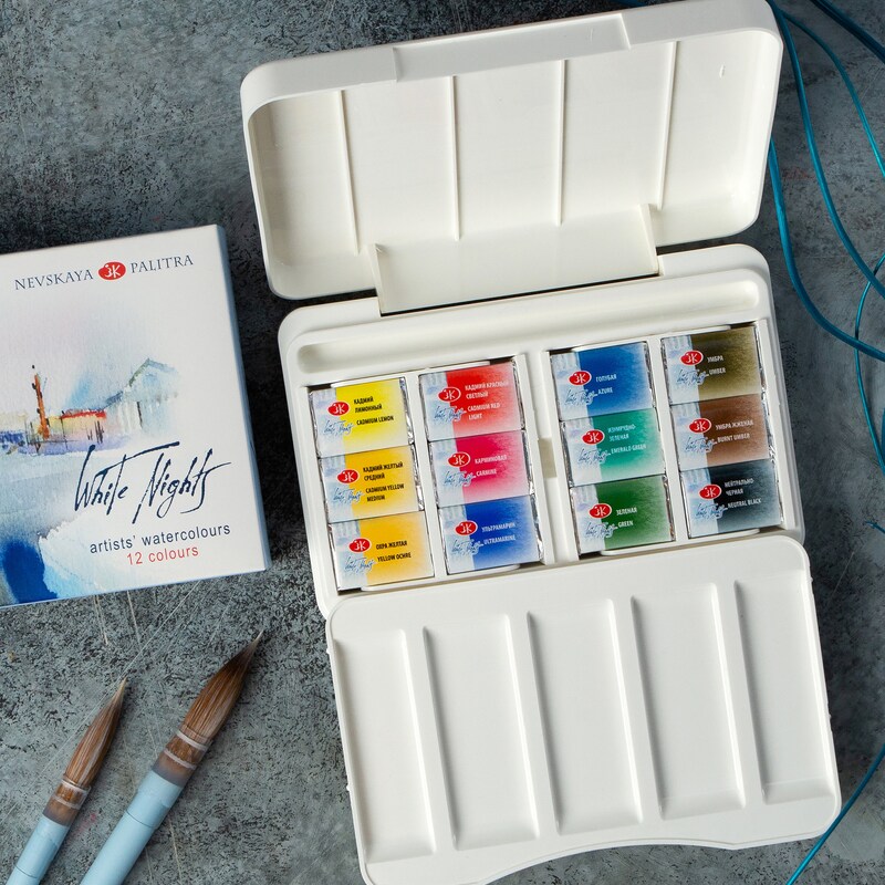 Watercolor Paint Box - Etsy