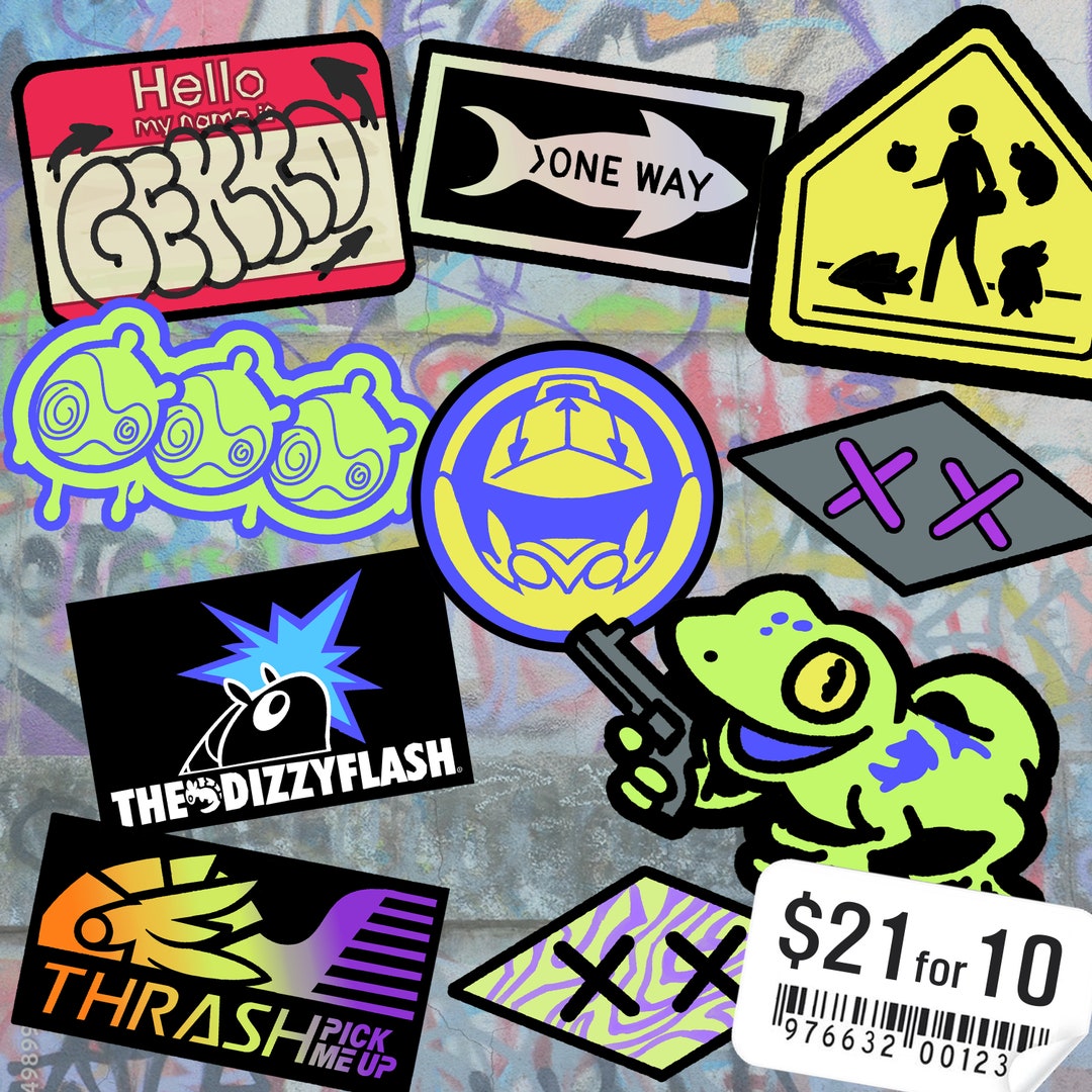 Gekko's Sticker Set - Etsy