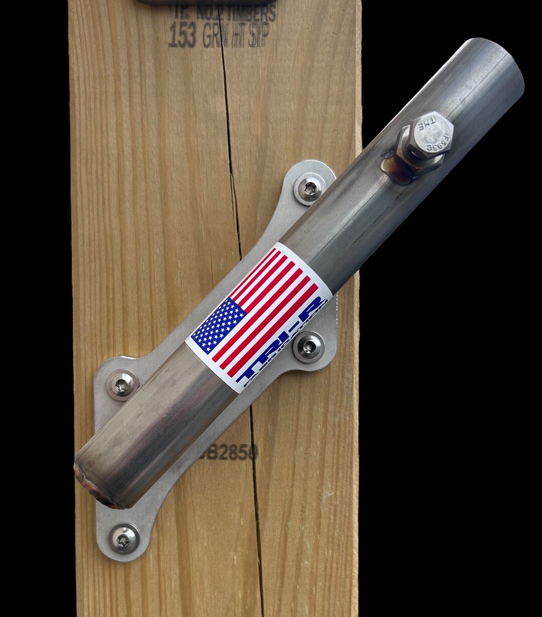 45 Degree Side Mount Stainless Flag Pole Bracket MADE IN USA Lifetime ...