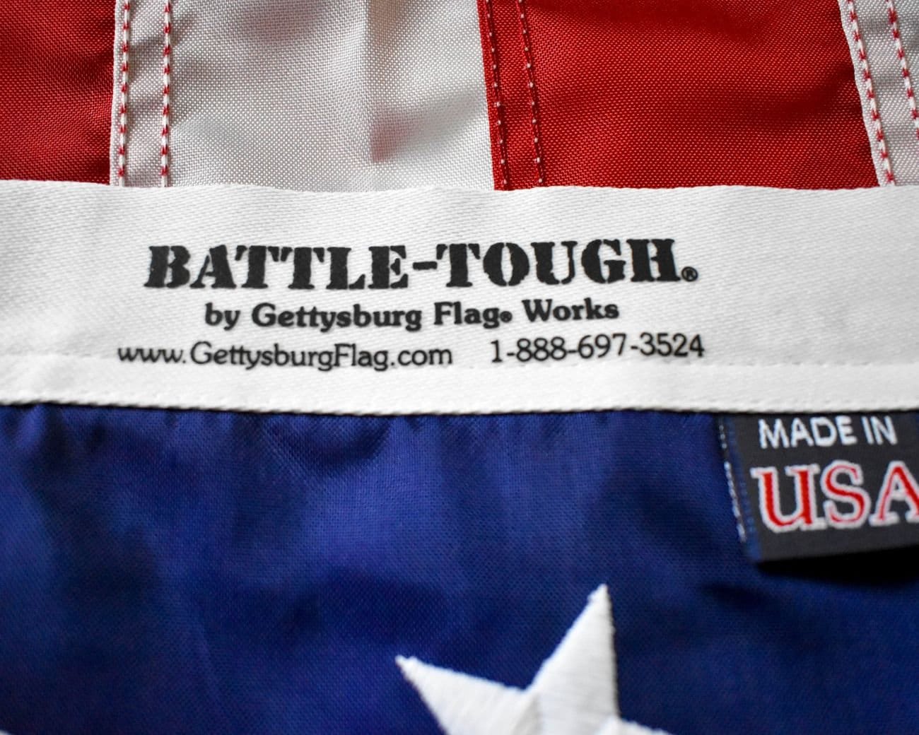 Heavy Duty Battle-tough® American Flag gettysburg Flag Works MADE IN ...