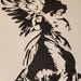 Banshee, Winged Demon or Angel Stencil: Spray Paint Tag Board (9x14 ...