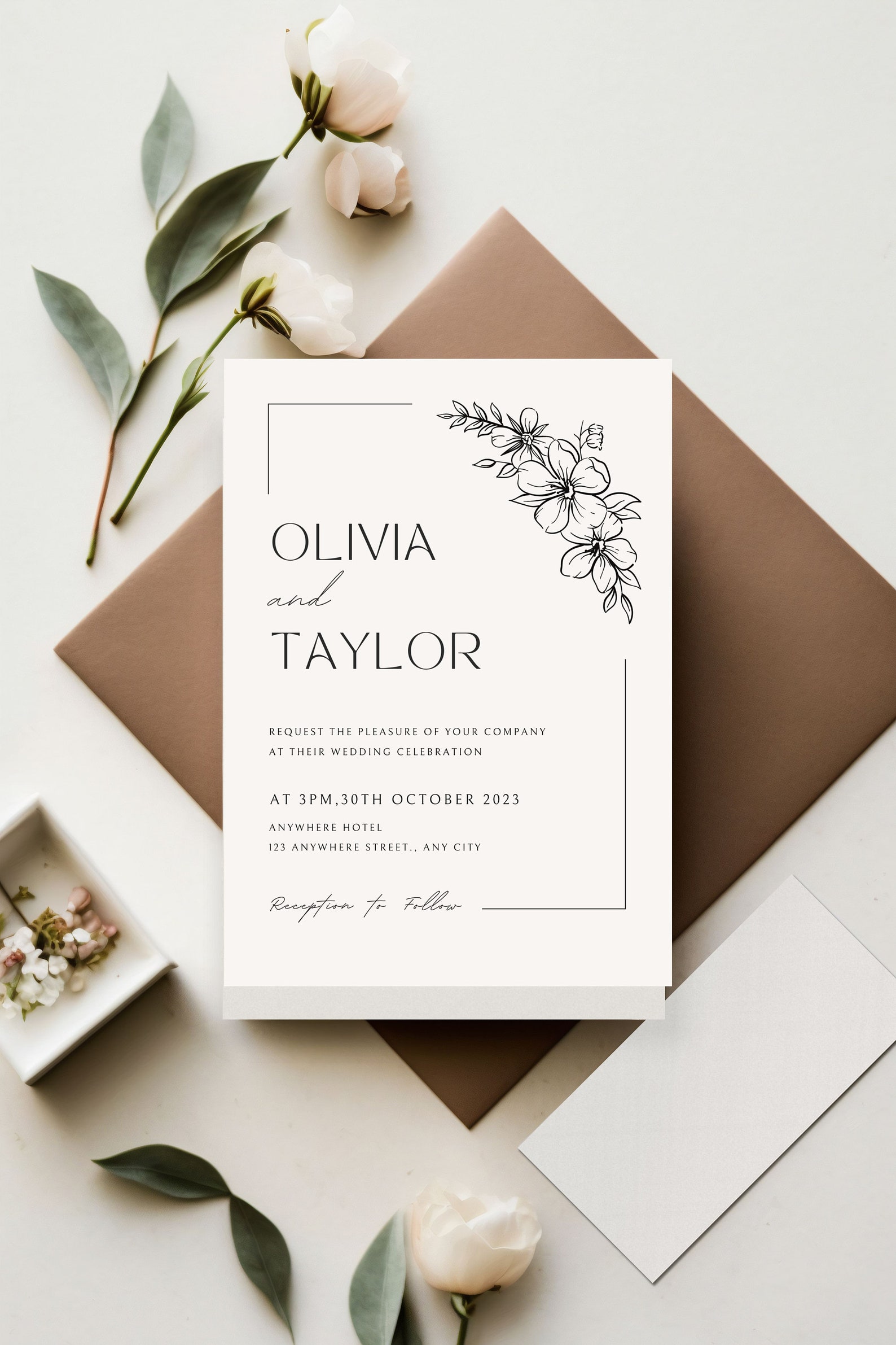Digital Wedding Invitation - Etsy