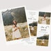 Boho Graduation Announcement Card, Editable Graduation Party Invite ...