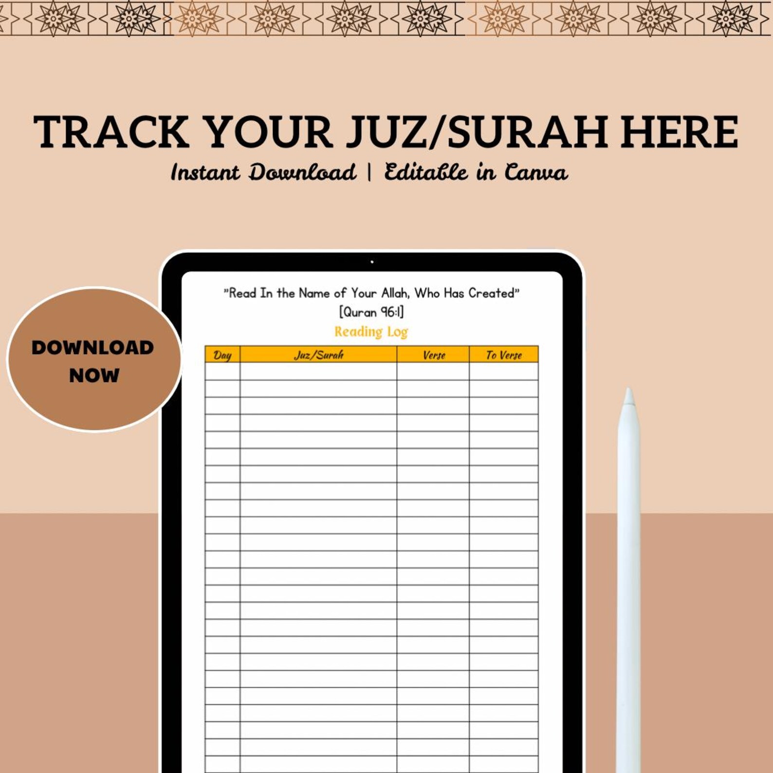 Printable Ramadan Planner/2025 Ramadan Planner/80 Pages/muslim Planner ...