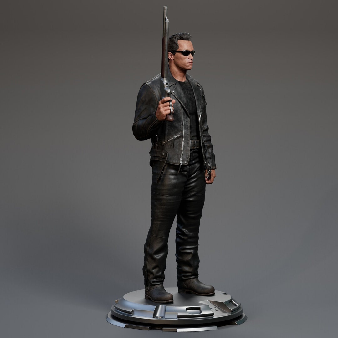 Terminator 3d Printed Unpainted Unassembled Kit - Etsy
